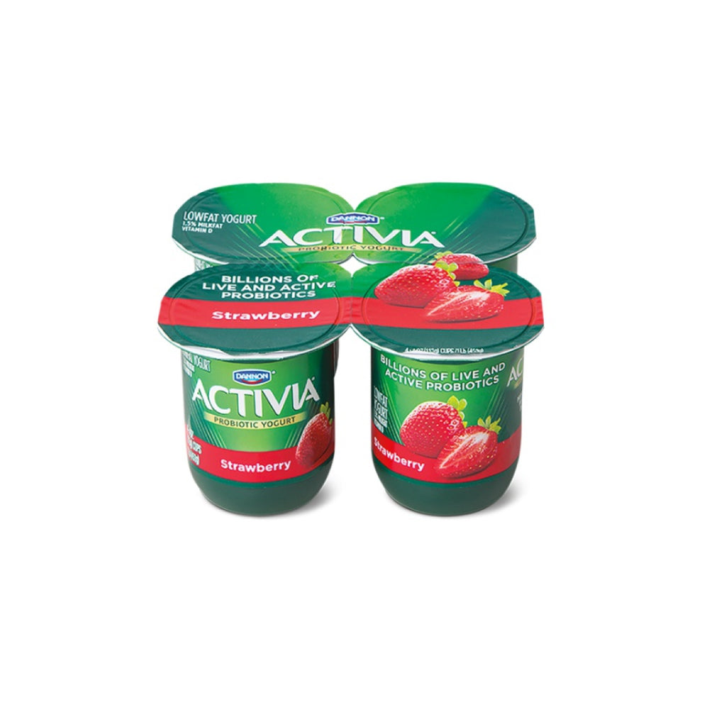 Dannon Activia 4 Pack- Strawberry – FoodStore2Go